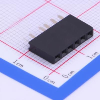 China 2.54 Millimeter Pitch Connector 1XNPIN Pins 8.5 FH Length Orientation 180 Y HOAUC 2685Y 106CNG1SNA01 for sale