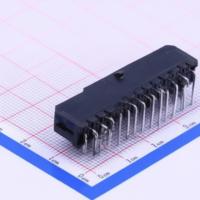 China strip connector Hongxing HX30002-24WA supports 24 poles and 5 amperes current for wire gauges AWG28 to AWG22 for sale