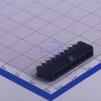 China electrical connector Hongxing HX30001-9A bk with PA66 UL94V0 rubber shell and H65 NiSn plated pins for sale