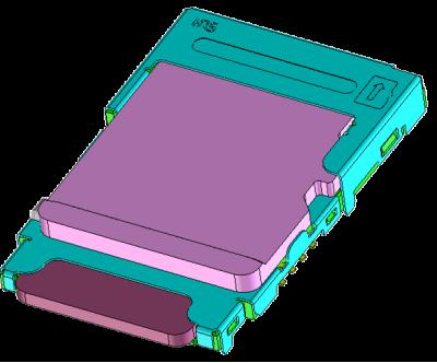 China HRS KP15TL SF800 hybrid card socket offering electrical performance and support for multiple card types for sale