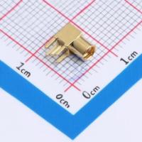 China Durable PCB Mount MMCX Jack Connector HJ Tech 2LC52SF007 with Gold Plated Brass and Phosphor Bronze for sale