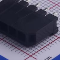 China wafer connector with 15m contact resistance and 1000M insulation resistance Hongxing HX30001-4A bk for sale