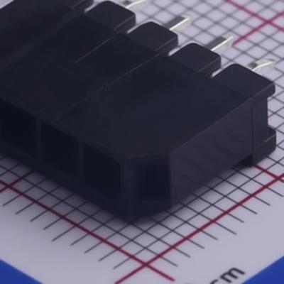 China wafer connector with 15m contact resistance and 1000M insulation resistance Hongxing HX30001-4A bk for sale