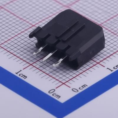 China Electronic connector Hongxing HX30001-3DA bk featuring rubber shell and NiSn plated H65 pins for electrical connection for sale