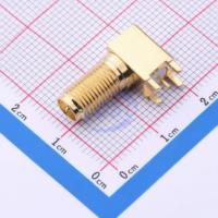 China Electronic component with 50 Ohms impedance HJ Tech 2LC15SM029 90 degree four hole board mounting connector for sale