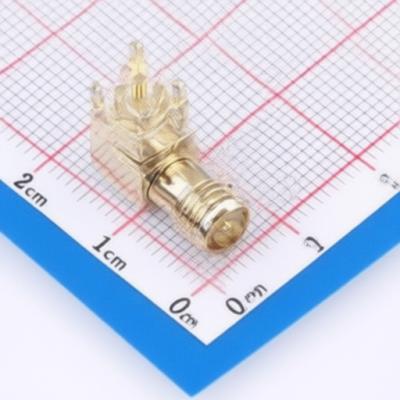 China PCB Mount 90 Degree SMA Female Connector with Gold Plated Pin Length 3.05mm HJ Tech 2LC15SM027 for sale