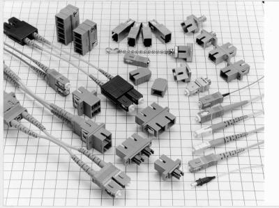 China SC type fiber optic connectors HRS HSC-AFL1-S1-D1 designed for diverse communication and LAN applications for sale