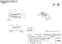 China MP-A Series Surface Mount Cable Clip and Clamp I-PEX 3096-0001 Suitable for Coaxial Cable Outer Diameter for sale