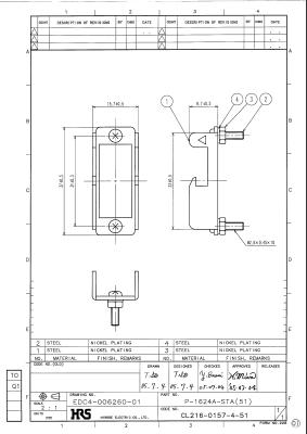 China Connector for automotive equipment HRS P-1624A-STA 51 connection solution in automotive devices for sale