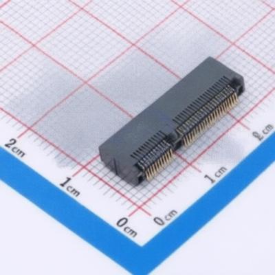 China NGFF Connector Low Insertion On Board Type JAE Electronics SM3ZS067U410AER1000 Copper Alloy Contacts for sale