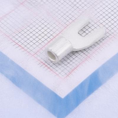 China Electrical Connection Copper Non Insulated Fork Terminal JIDC SNB3.5-3 with Maximum Current Rating for sale