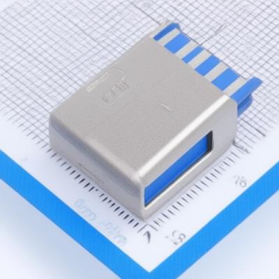 China USB 3 0 AM connector short body soldering type HJ Tech 2LS00P0008 for electronic circuit applications for sale