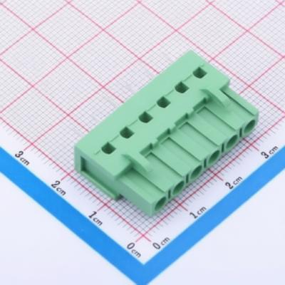 China Industrial green plug in female connector straight pin type model JILN JL2EDGB 50806G01 high reliability for sale