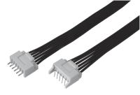 China Durable JAMICON SJA20-05WSB SJA connector supporting AWG 22 to 30 wire sizes and PCB hole diameter 0.8 millimeters for sale