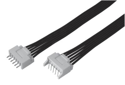 China Durable JAMICON SJA20-05WSB SJA connector supporting AWG 22 to 30 wire sizes and PCB hole diameter 0.8 millimeters for sale