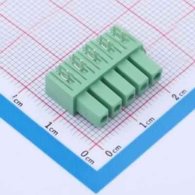 China Green Pluggable Female Connector Bent Pins JILN JL15EDGA-38105G01 Suitable Industrial Applications for sale