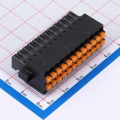 China JILN JL15EDGKDHM 35012B01 industrial plug in female connector with mounting ears and RoHS compliance for sale