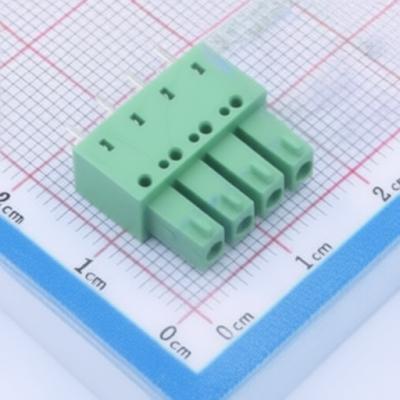 China Electrical industrial connector pluggable female type green color straight pins JILN JL15EDGB-38104G01 for sale