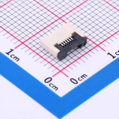 China electronic connector Hong Cheng HC-FPC-0.5-6P-FH20 FPC header with 6 pins and LCP plastic housing for sale