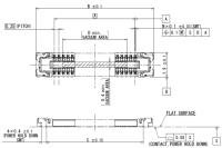 China stacking connector JAE Electronics WP27D P030VA1 R15000 with 10 Gbps data rate and armored hold down for sale