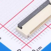 China Hong Cheng HC-FPC-0.5-24P-FHH20 FPC connector with gold plated copper terminals and durable LCP plastic housing for sale