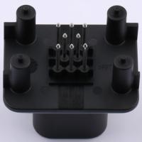 China Plastic Body Waterproof Connector JIDC 992-081-2067-1 Silicone Seal for Panel Mount Copper Terminals for sale