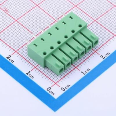 China Pluggable Female Connector with Straight Pins Green Color JILN JL15EDGB-35006G01 Industrial Connector for sale