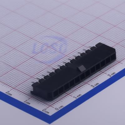 China pin header Hongxing HX30001-12DA bk wafer with 3 position 3 millimeter pitch and secure pin fixing force for sale