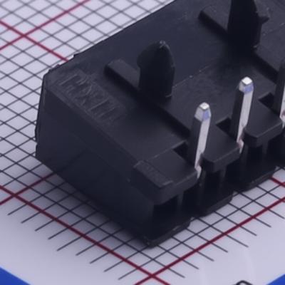 China Durable wafer with PA66 UL94V0 shell and H65 NiSn plated pins Hongxing HX30001-4WA bk supports 5A 250V AC DC for sale