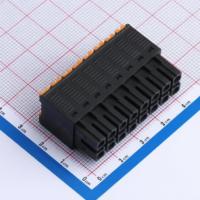 China Female plug in connector black 508 millimeter pitch JILN JL2EDGKNH 50808B01 for secure and connections for sale