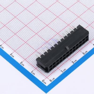 China Bar Connector Hongxing HX30002-24A with Nylon 66 Housing and Phosphor Bronze Terminals RoHS Compliant for sale