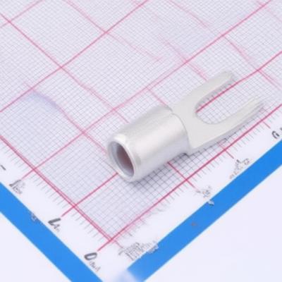 China Copper non insulated fork terminal JIDC SNB14-6 providing termination for electrical circuits and wiring for sale