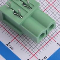 China Industrial Electrical Connector Plug-in Female Green Housing Right-angle Pins JILN JL2EDGA-50802G01 for sale