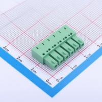 China Green Color Pluggable Female Connector With Straight Pins JILN JL15EDGB-38106G01 Industrial Grade for sale