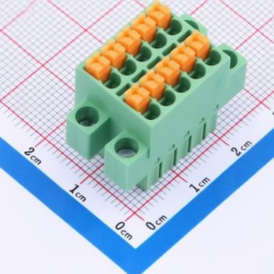 China Green industrial pluggable female connector JILN JL15EDGKNHCM-35005G01 designed for connection tasks for sale
