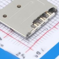China micro SIM card connector push push type HRS KP10BJ-8S-SF 800 with reverse card insertion protection for sale