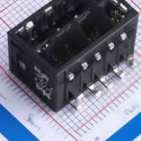 China plug in male connector with locating pins and straight pins black housing JILN JL2EDGRHC 50804B01 for sale