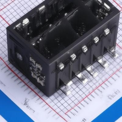 China plug in male connector with locating pins and straight pins black housing JILN JL2EDGRHC 50804B01 for sale