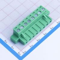 China Pluggable female connector JILN JL2EDGKM-50808G02 copper block ears voltage 300V current 15A supports wire gauges AWG28 to AWG12 for sale