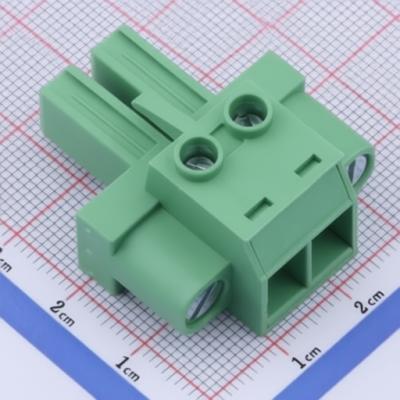 China Plug-in Female Connector Green Color with Mounting Ears JILN JL5EDGKHM-76202G01 Electrical Connector for sale