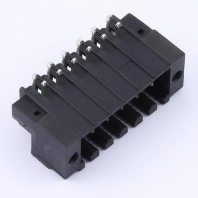 China JILN JL15EDGRHBM 35012B01 plug in male connector right angle pin header with ears RoHS certified for sale