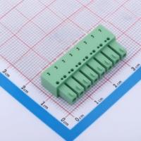 China Industrial green pluggable female connector straight pins JILN JL15EDGB-38108G01 connection solution for sale