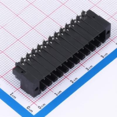 China Industrial right angle pin header plug in male connector with ears JILN JL15EDGRHBM 35024B01 RoHS certified for sale