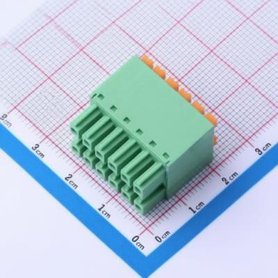 China Pluggable female connector green JILN JL15EDGKNHC-38106G01 designed for electronic component linking for sale