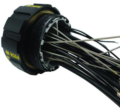 China Modular ITT CANNON MOVE-C-F-C040S-6 circular connector with snap in modules and toolless installation for sale