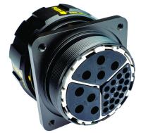 China Modular ITT CANNON MOVE-C-F-C040S-6 circular connector with snap in modules and toolless installation for sale