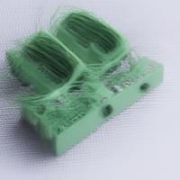 China Pluggable female connector green JILN JL5EDGKM-76205G01 suitable for electronic system installations for sale