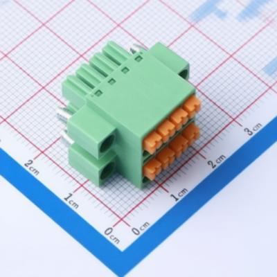 China Industrial Green Pluggable Female Connector JILN JL15EDGKNHCM-35004G01 Durable Connection Component for sale