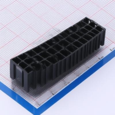 China Industrial black plug in male connector with straight pins JILN JL2EDGVHC 50811B01 connector product for sale