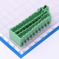 China JILN JL2EDGKRCH 50810G01 plug in male connector right angle pin header green closed end for industry for sale